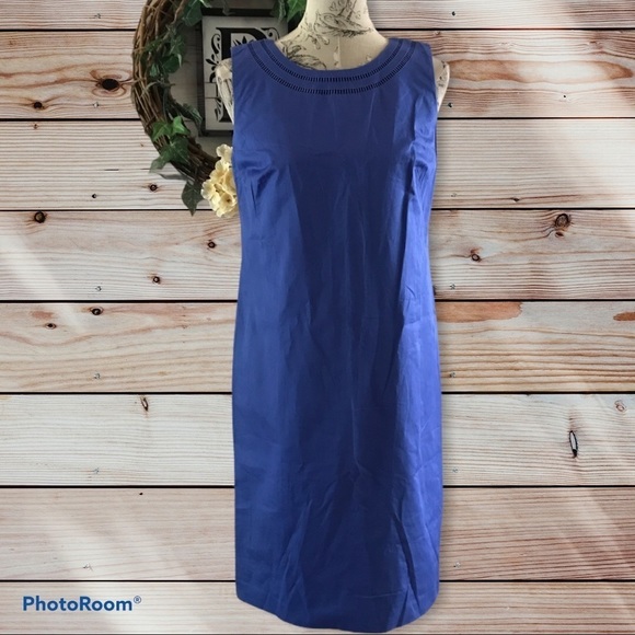 Talbots | Dresses | Talbots Blue Dress 6 | Poshmark